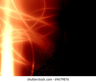 Abstract Fire Background Bright Red Flames Stock Illustration 69679876