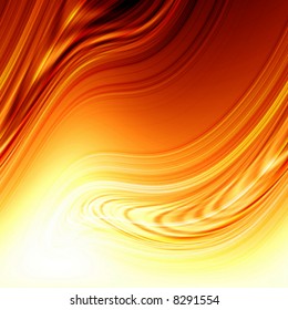 Abstract Flowing Fire Background Smooth Lines Stock Illustration ...