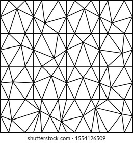 Linear Geometric Background Triangles Vector Illustration: vetor stock ...