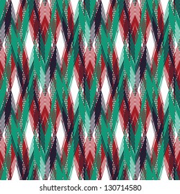 Abstract Geometric Print Seamless Pattern Stock Illustration 130714580 ...