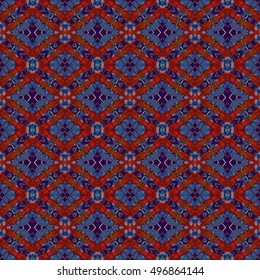 Seamless Indian Textile Geometric Patola Design Stock Illustration ...