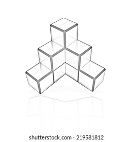 Outline Block Building Tower Coloring Book Stock Vector (Royalty Free ...