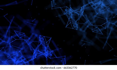 Abstract Geometry Surfaces Lines Points Background Stock Illustration ...