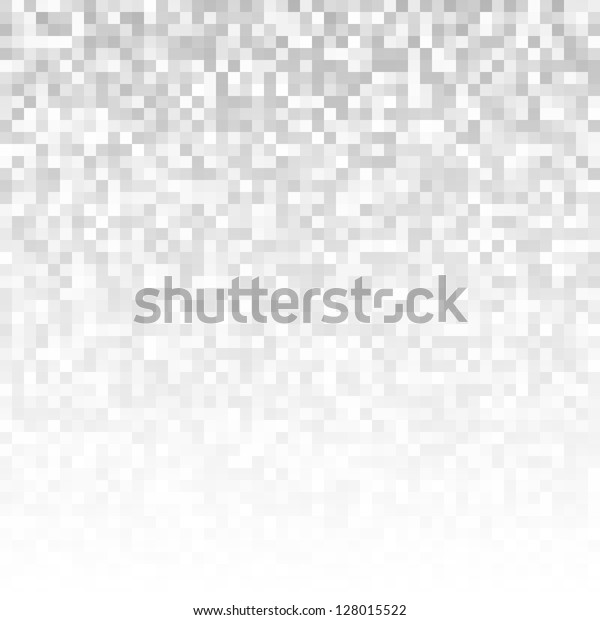 Abstract Gray Pixelated Background Raster Illustration Stock ...