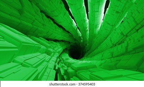 Abstract Greeble Surface Made Cubes Stock Illustration 374595403 ...