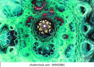 Abstract High Resolution Plastic Alien Flower Stock Illustration ...