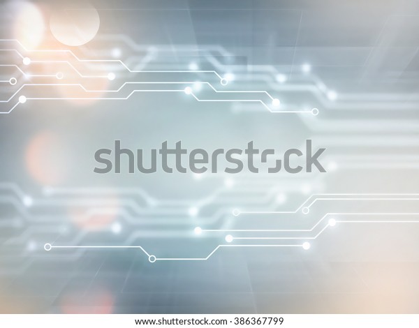 Abstract High Tech Background White Gray Stock Illustration 386367799