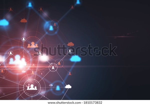 Abstract Hr Interface Human Resources Analytics Stock Illustration ...