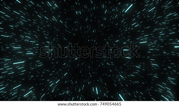 Abstract Hyper Jump Space Illustration Background Stock Illustration ...