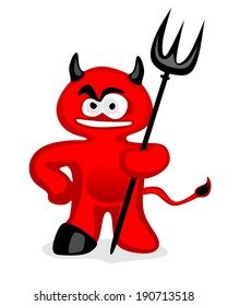 Cartoon Little Devil Stock Illustration 112010582 | Shutterstock