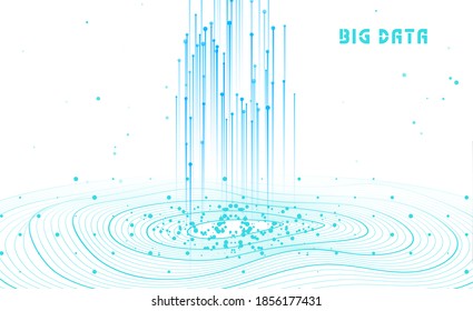 Abstract Infographics Visualization Big Data Code Stock Illustration ...