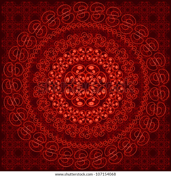 Abstract Islamic Design Stock Illustration 107154068