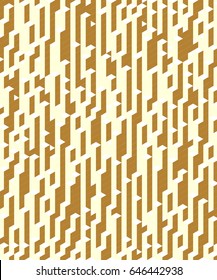 Abstract Isometric Pattern Golden Structural Texture Stock Illustration ...