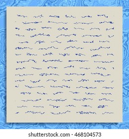 Abstract Letter Generated Texture 3d Illustration Stock Illustration ...