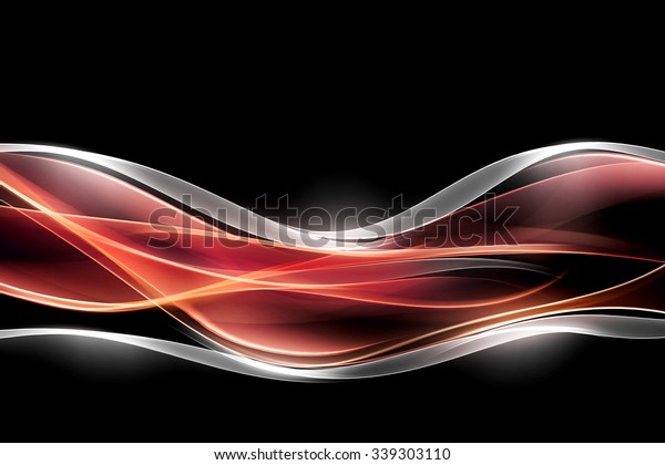 Abstract Light Wave Design Background Stock Illustration 339303110