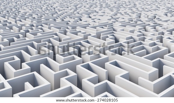 Abstract Maze Architecture Stock Illustration 274028105 | Shutterstock