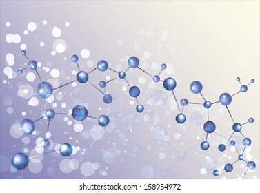 Abstract Molecular Background Stock Illustration 158954972 | Shutterstock