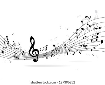 911 Illustration music scroll speaker Images, Stock Photos & Vectors ...