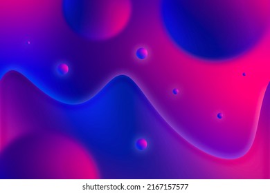 Abstract Neon 3d Object Shape Background Stock Illustration 2167157577 ...