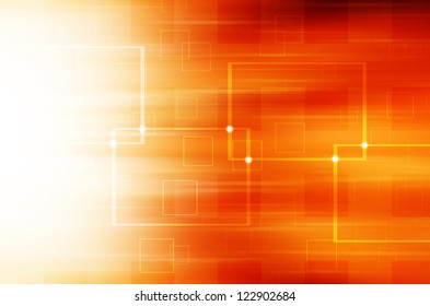 Abstract Orange Technology Background Stock Illustration 122902684 ...