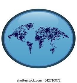 1,239 Oval World Map Images, Stock Photos & Vectors | Shutterstock