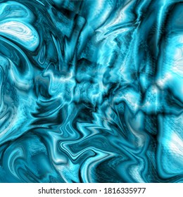 Abstract Pattern Design Blue Fluid Flow Stock Illustration 1816335977 ...