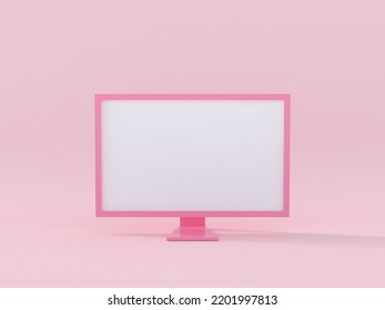 Abstract Pink Objects Display 3d Rendering Stock Illustration ...