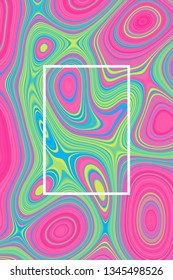 Abstract Psychedelic Poster Background Liquid Hypnotic Stock ...