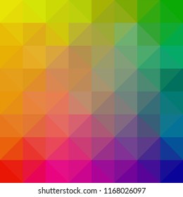 Abstract Rainbow Polygon Background Stock Illustration 1168026097 ...