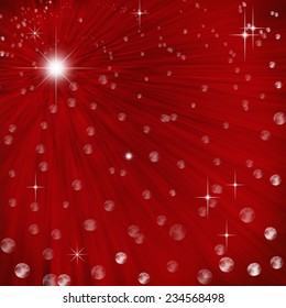 Abstract Red Background Light Rays Stars: ilustración de stock ...