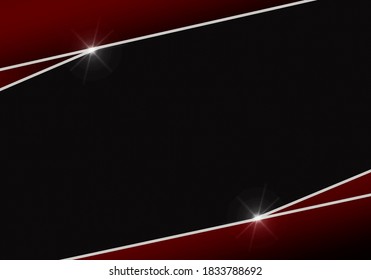 814 Abstract Metallic Red Black Frame Layout Design Tech Innovation ...