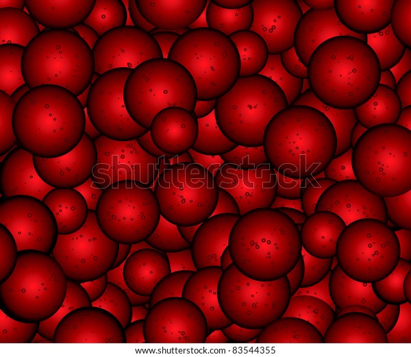 Abstract Red Bubbles Background Stock Illustration 83544355 | Shutterstock