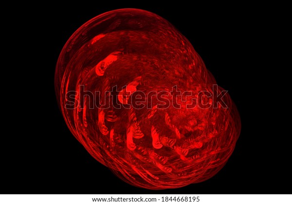 Abstract Red Circular Shape Abstract Background Stock Illustration ...