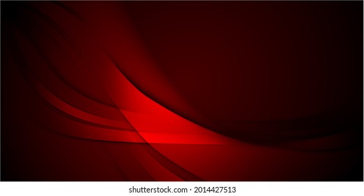 Abstract Red Element Over Black Background Stock Illustration ...