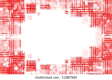 Abstract Red Frame Background Stock Illustration 113807869 | Shutterstock