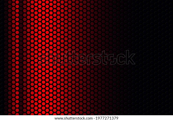 Abstract Red Gradient Background Design Hexagonal Stock Illustration ...