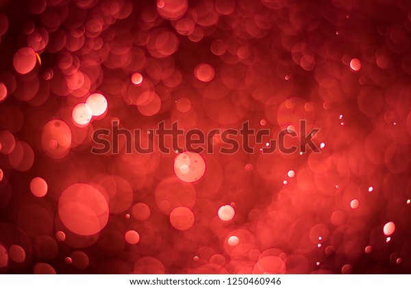 Abstract Red Light Effect Bokeh Background Stock Illustration ...