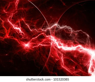 Hot Red Purple Abstract Lightning Background 스톡 일러스트 1147421405 ...