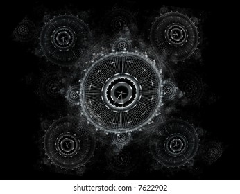 Abstract Render Time Clock Stock Illustration 7622902 | Shutterstock