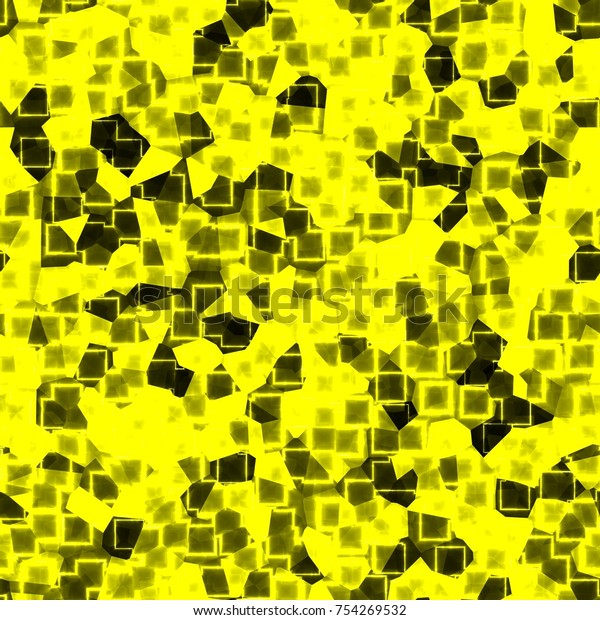 Abstract Rendered Deformed Squares Rectangles Straight Stock ...