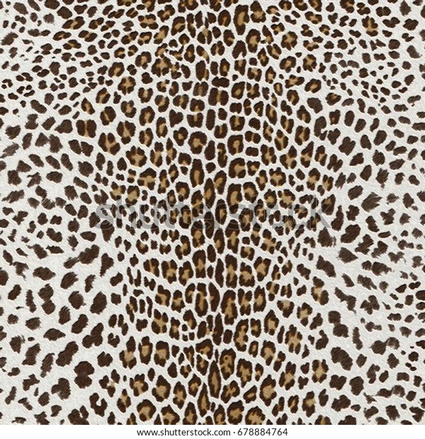 Abstract Repeating Animal Pattern Leopard Stok İllüstrasyon 678884764
