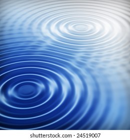 Elegant Blue Ripples Background Interference Stock Illustration 13017307