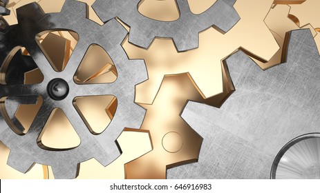 Smoky Sparkling Vintage Mechanisms Machines Ancient Stock Footage Video ...