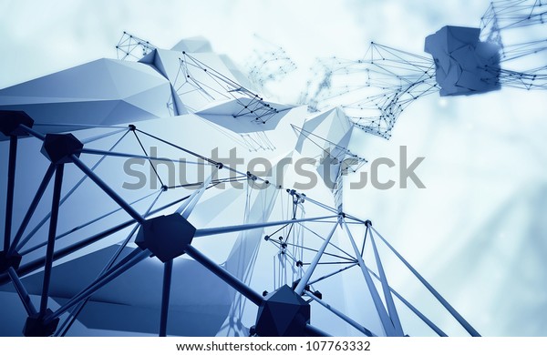 Abstract Science Background Stock Illustration 107763332