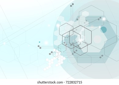 Abstract Science Technology Background Stock Illustration 722832715 ...