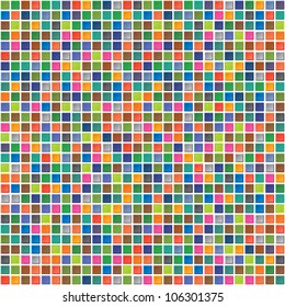 Abstract Seamless Pattern Colored Squares Stock Illustration 106301375 ...