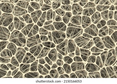 Abstract Shapes Background Bone Structure 3d Stock Illustration ...