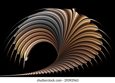 Abstract Gold Silver Arch Template Background Stock Vector (Royalty ...