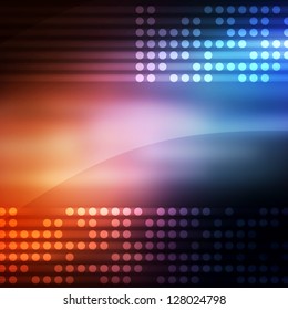 Vector Party Background Led Display Background Stock Vector (Royalty ...