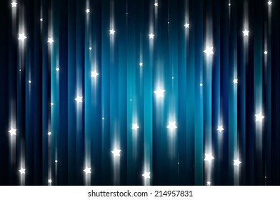 Abstract Blue Gold Light Rays Background Stock Vector (Royalty Free ...